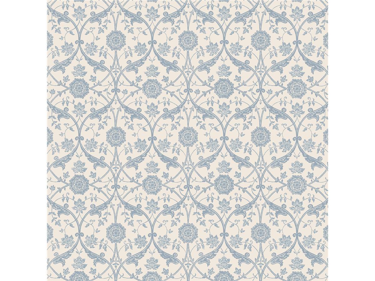 Laura Ashley Wallpaper Endale Trellis 143324 Newport Blue