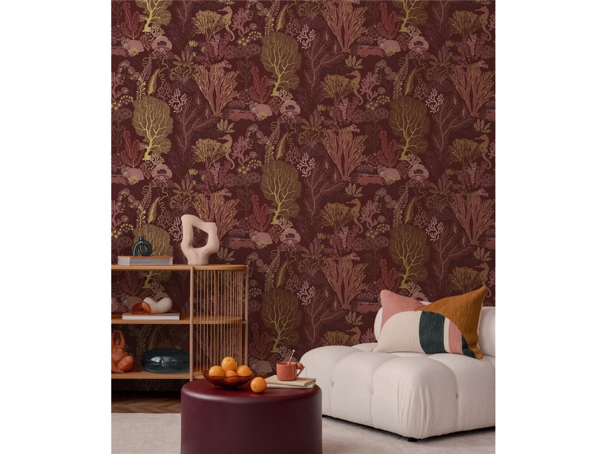 Holden Statement Underwater World Wallpaper 14340 Berry/Gold